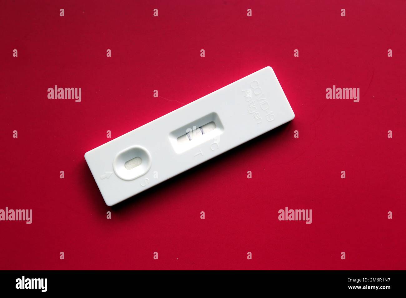 Used SARS Covid antigen test kit Stock Photo - Alamy