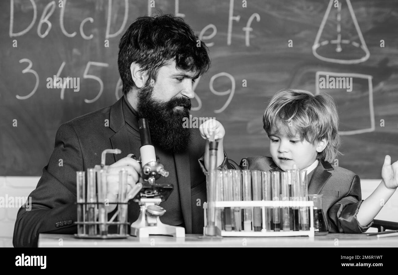 Boys only. Personal example. Knowledge day. Chemical experiment ...