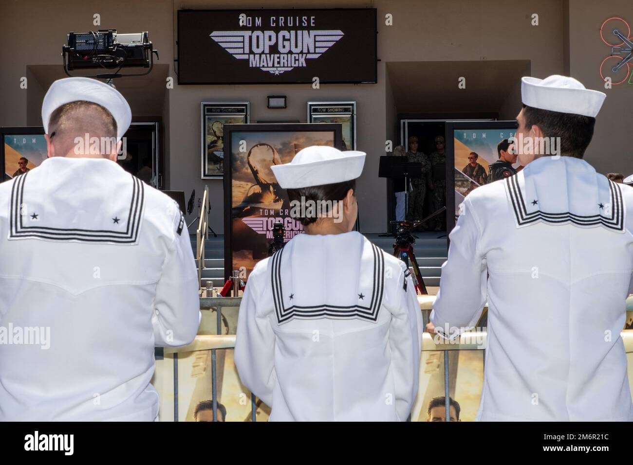 NAVAL STATION NORTH ISLAND, Calif. (May 04, 2022) - Sailors wait for ...
