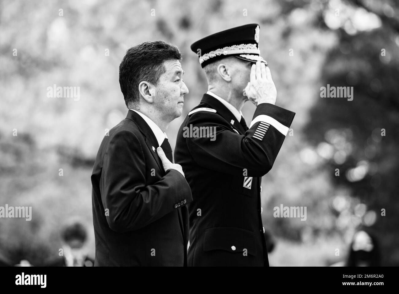 Maj. Gen. Allan M. Pepin (right), commanding general, Joint Task Force ...