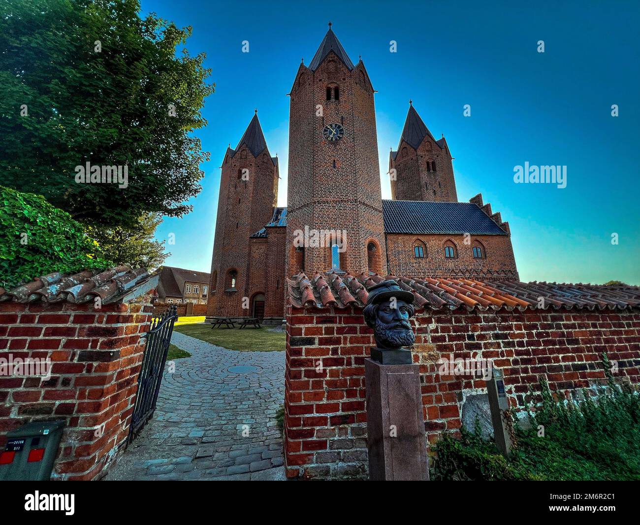 The ancient Church of Our Lady in Denmark Stock Photo - Alamy