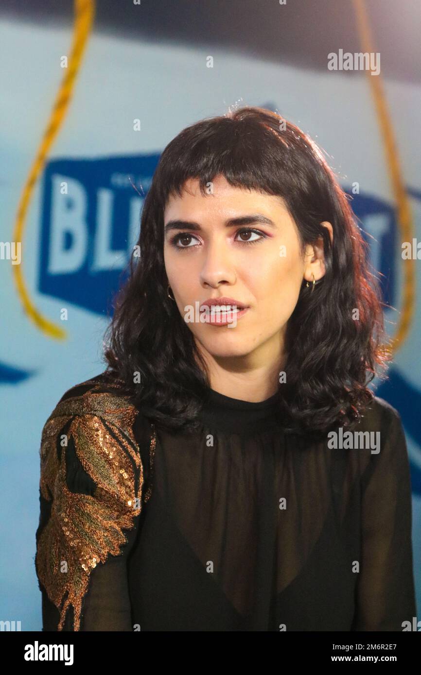 Charlotte OC shooting an interview in Brooklyn Stock Photo - Alamy