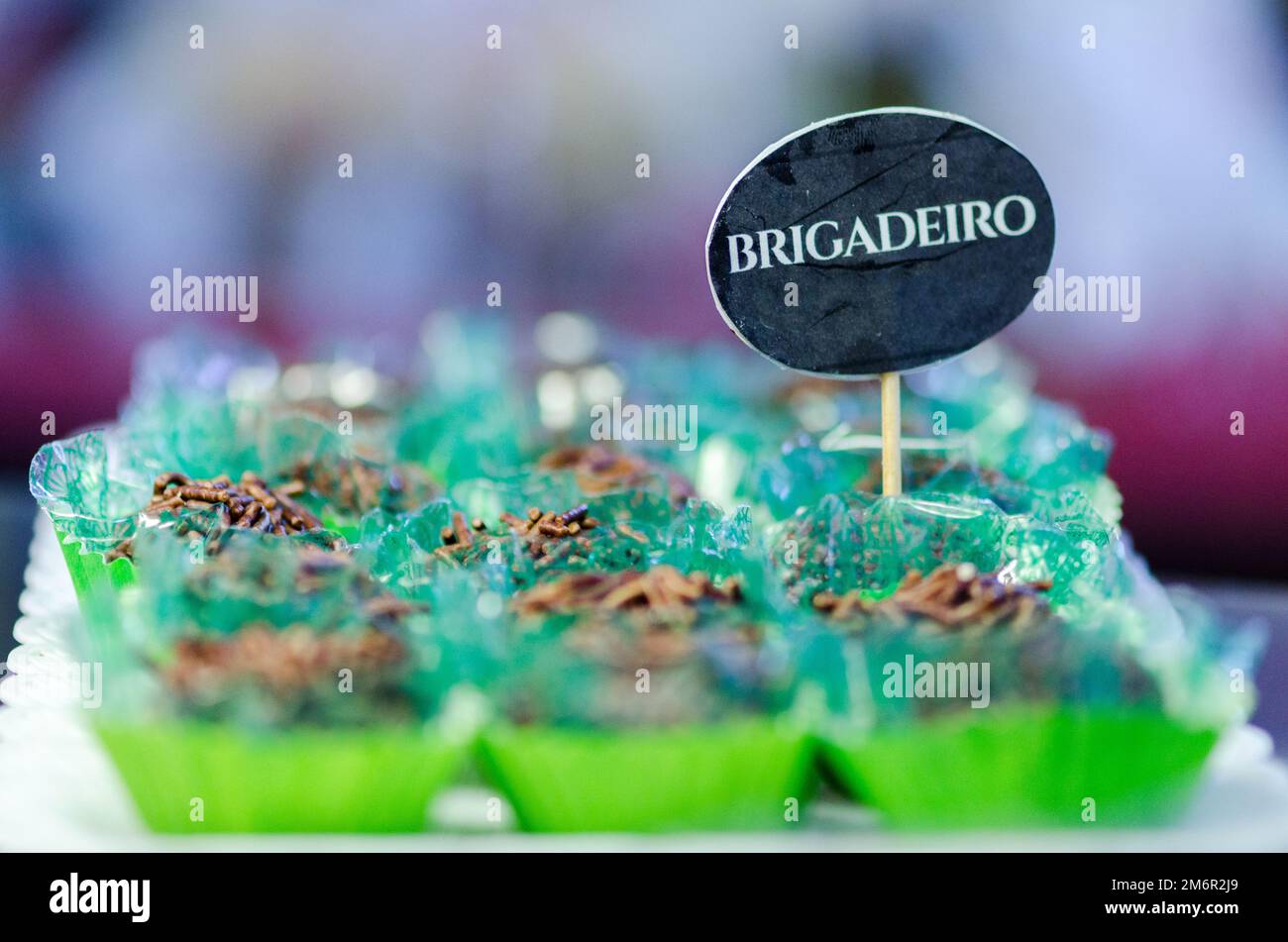 Brigadeiro - traditional Brazilian delicacy made from condensed milk ...