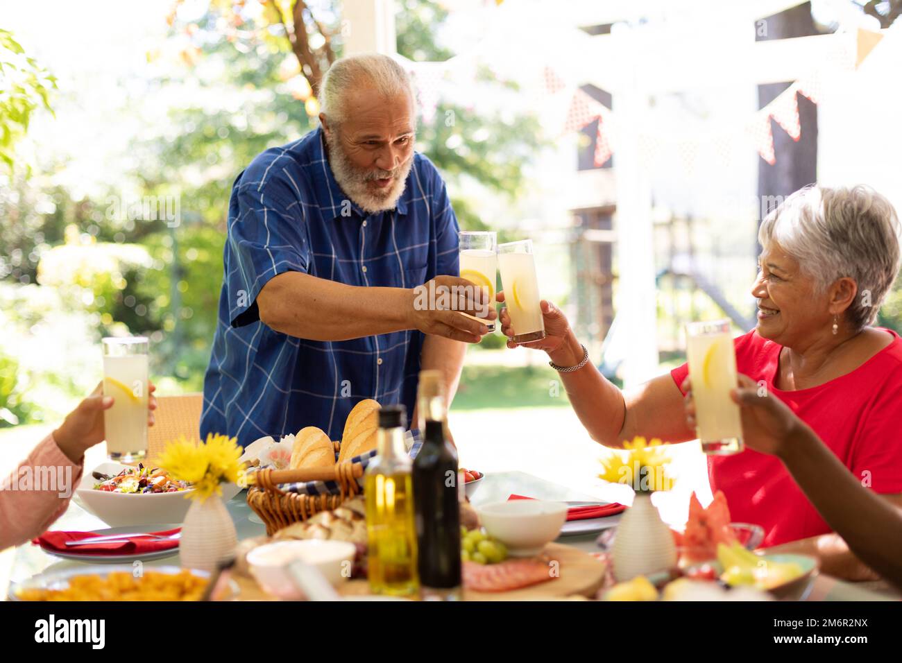 Happy child eating toast hi-res stock photography and images - Alamy
