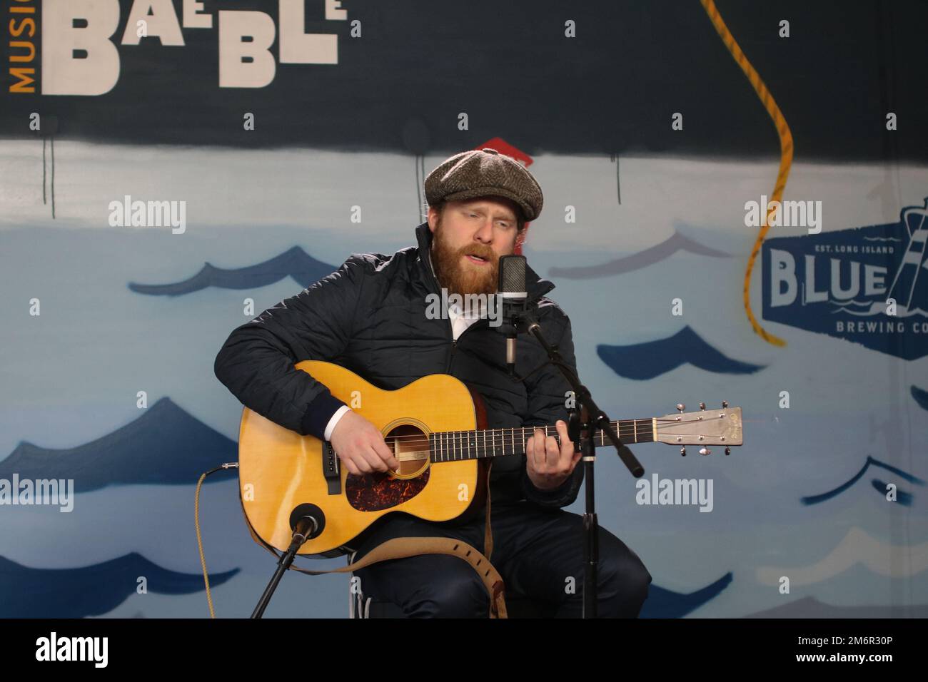 Alex Clare films a session in studio in New York Stock Photo - Alamy