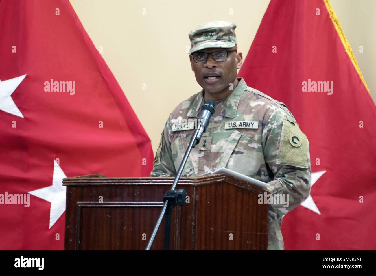 Maj. Gen. Michel M. Russell Sr., commanding general, 1st Theater ...