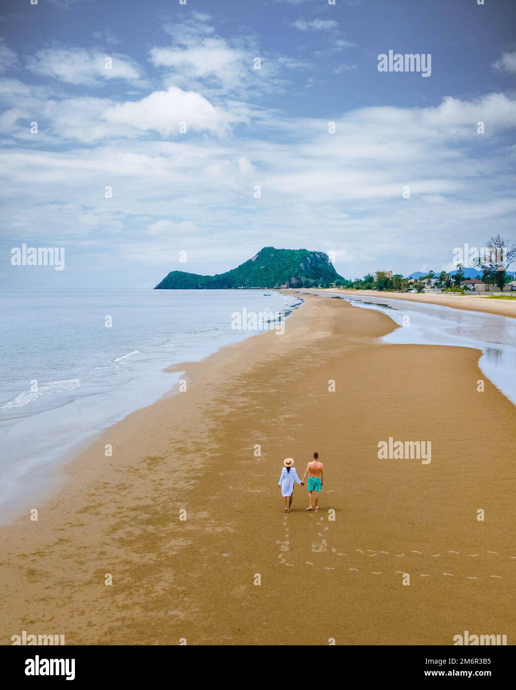 Khao Kalok Beach Pranburi Thailand, clean beach with soft sand south of ...