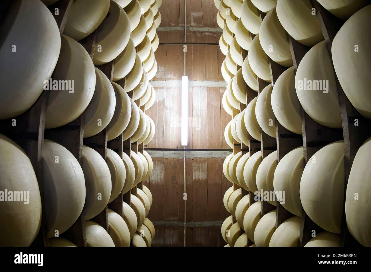 dop Typical italian cheese Parmigiano Reggiano (parmesan Stock Photo ...