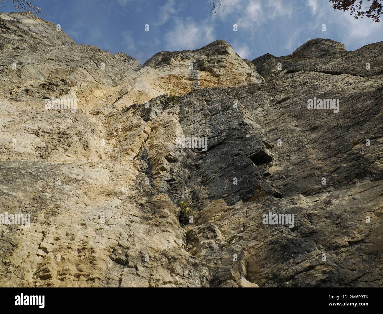 The Bismantova stone a rock formation in the Tuscan-Emilian Apennines ...