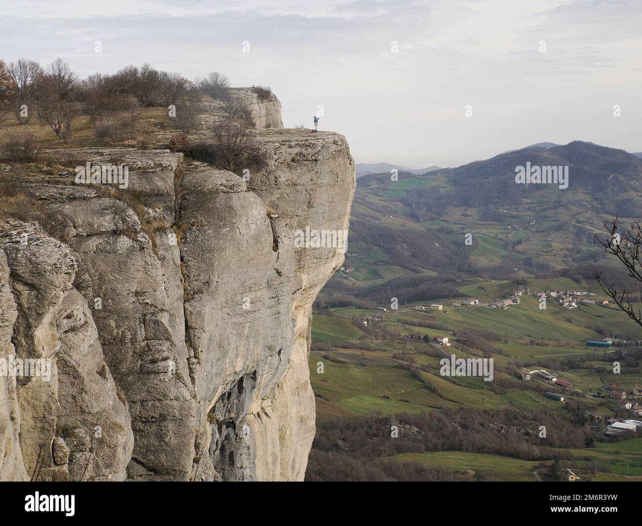 Bismantova stone rock formation hi-res stock photography and images - Alamy