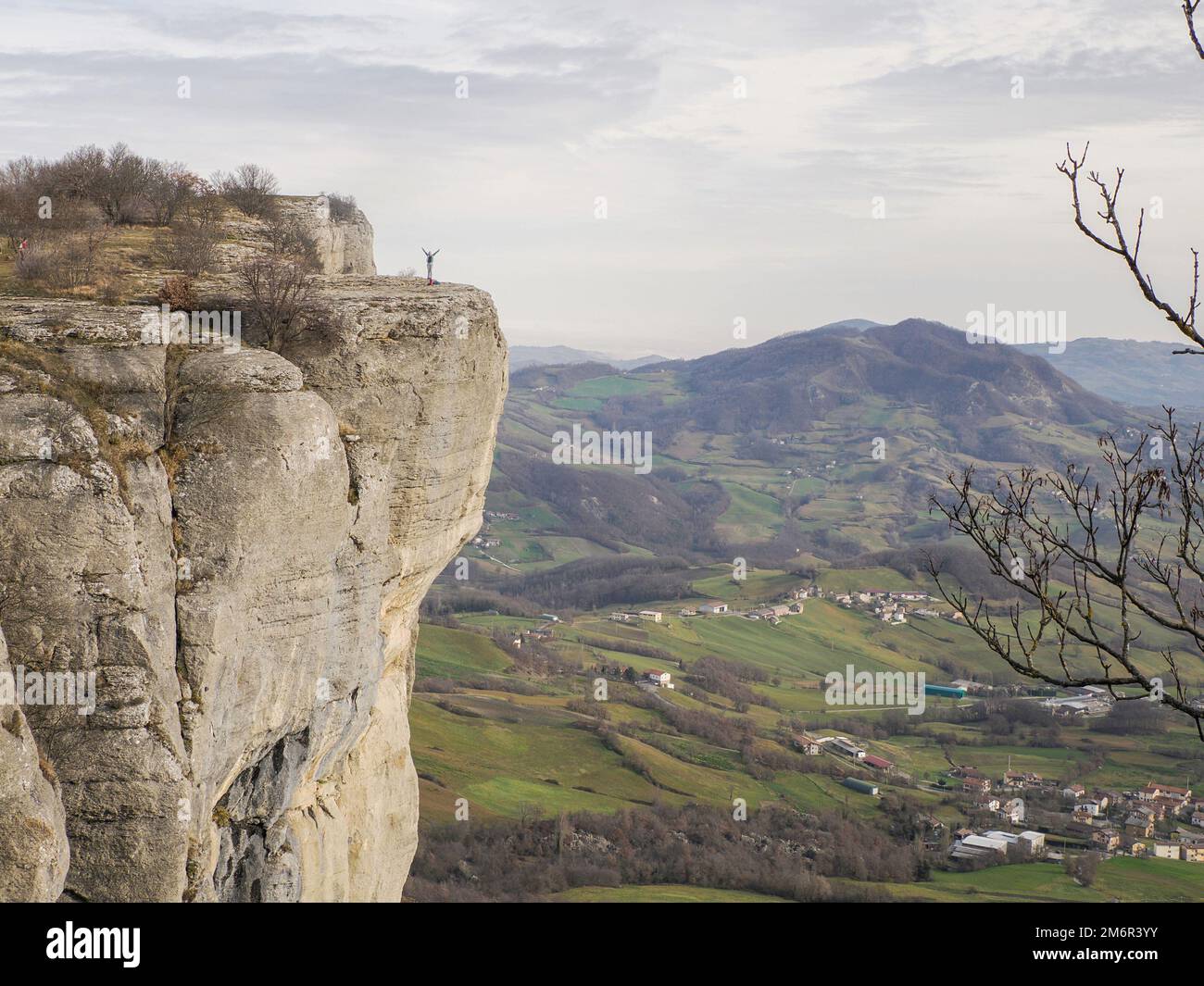 Bismantova stone rock formation hi-res stock photography and images - Alamy