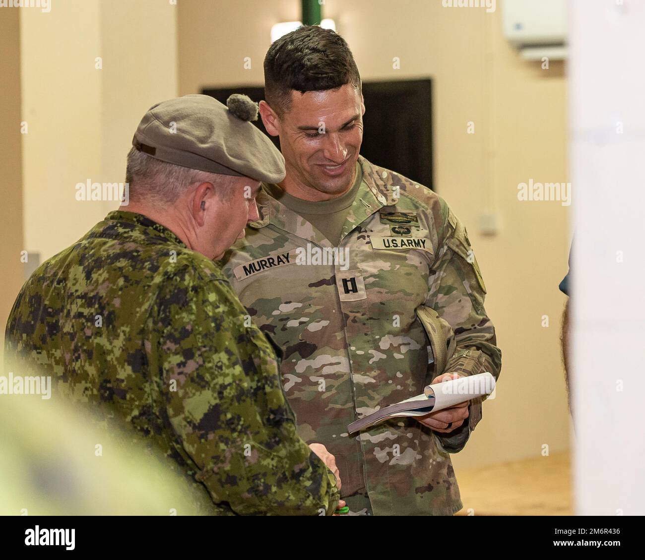 Lieutenant Colonel Stephen Hale coordinates with Captain Murray at ...