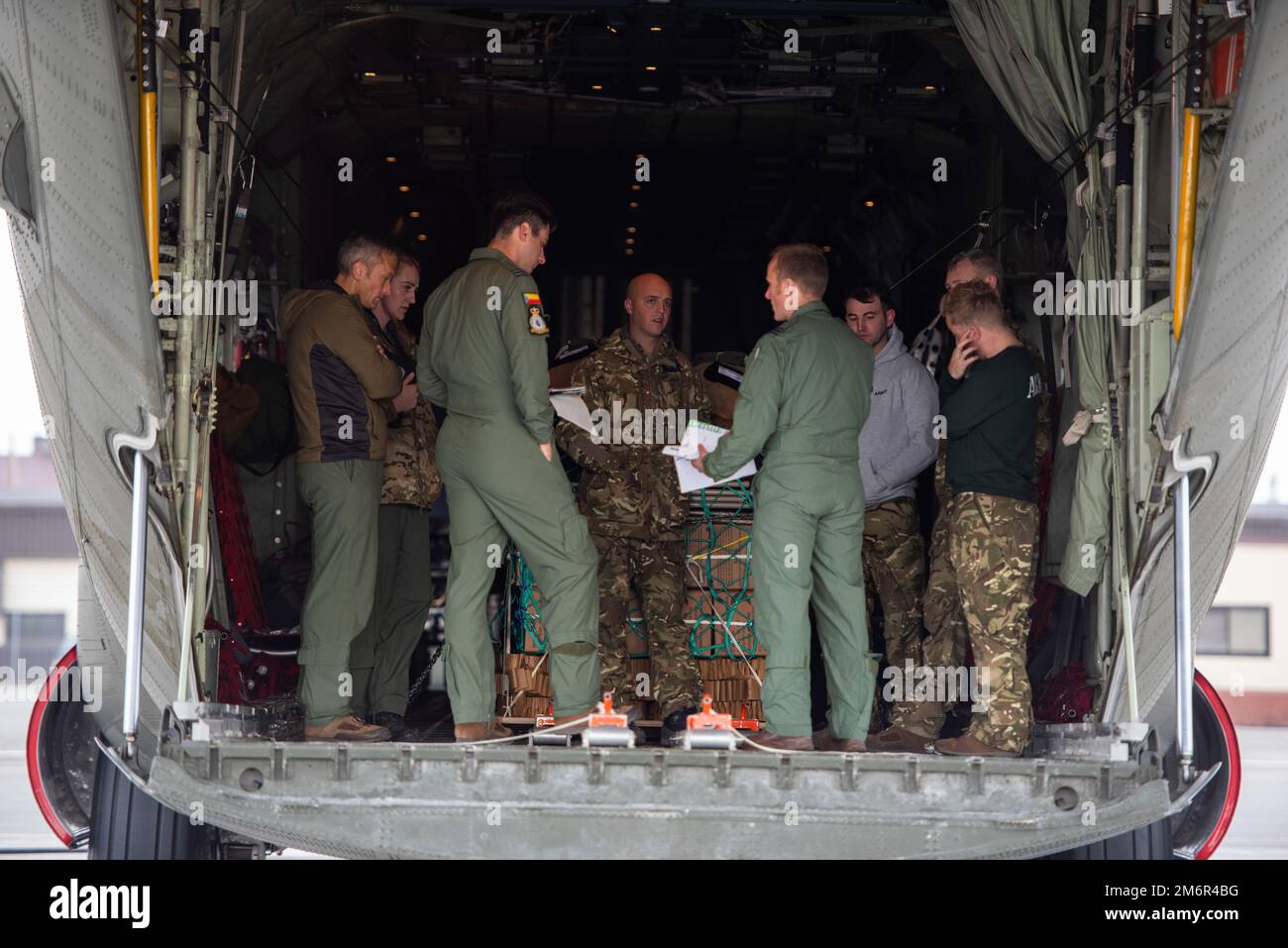 Royal Air Force members assigned to the No. 47 Squadron of the from RAF ...