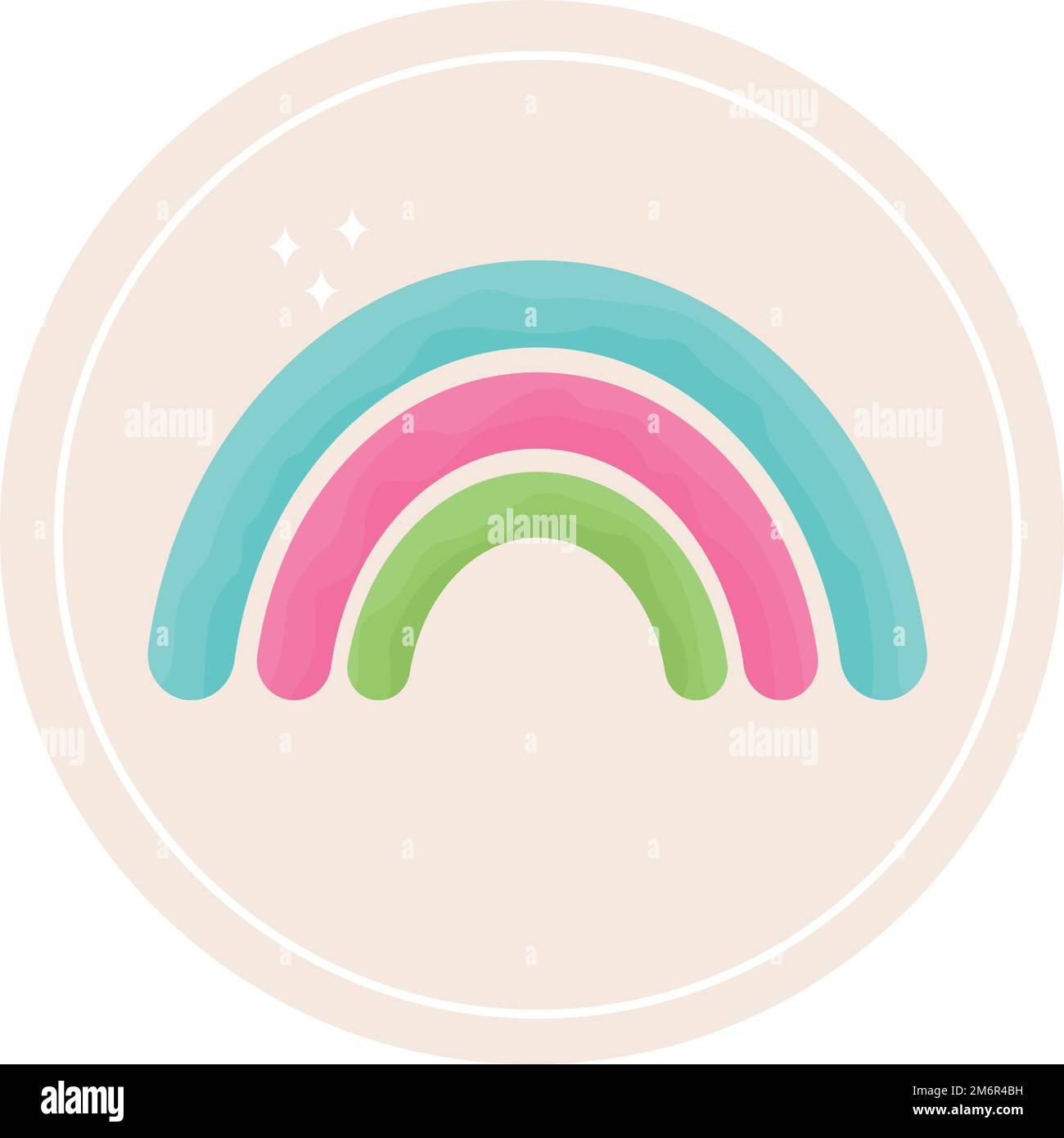 rainbow highlight design Stock Vector Image & Art - Alamy