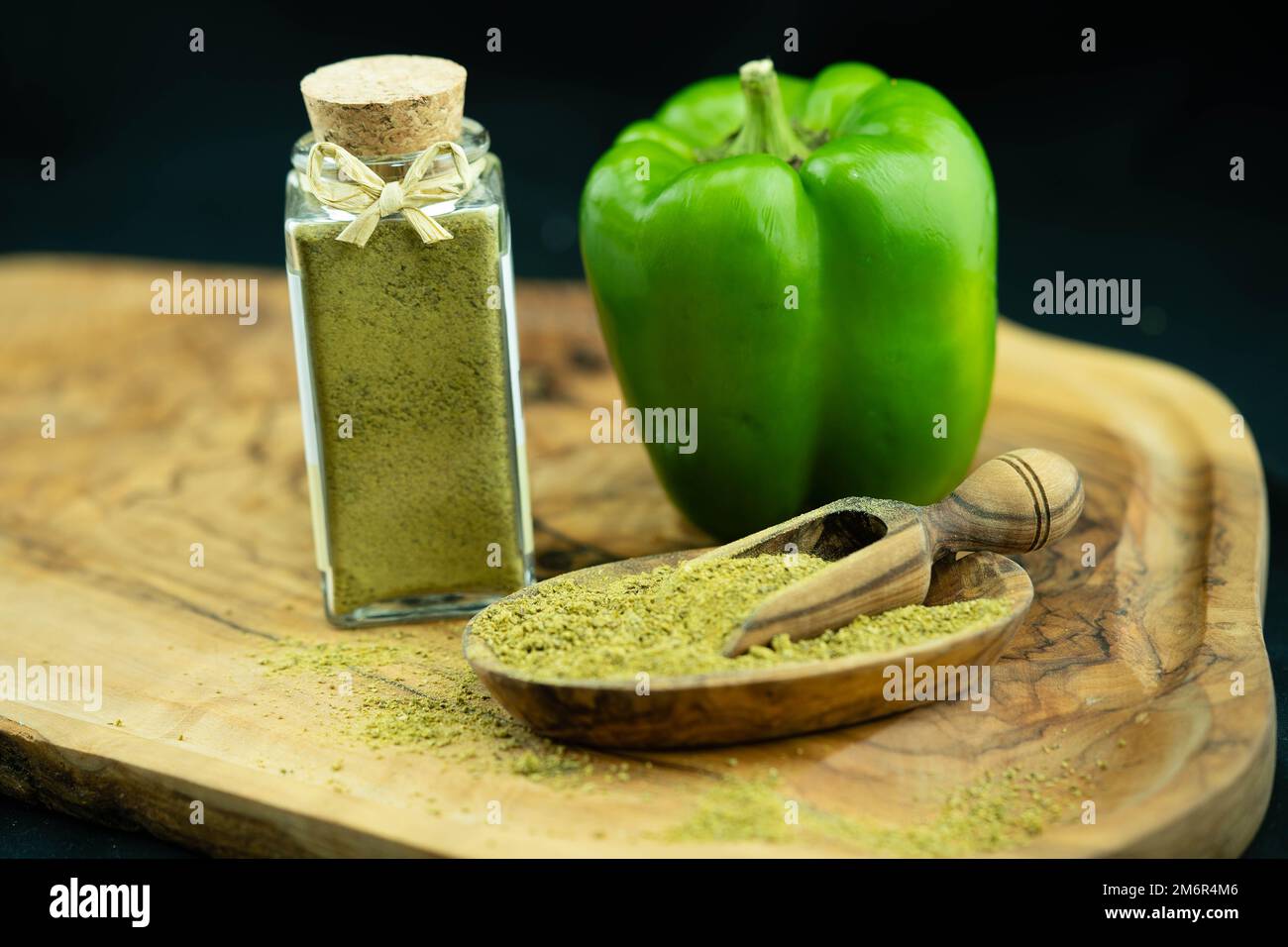 green capsicum pepper sweet or spicy Stock Photo - Alamy