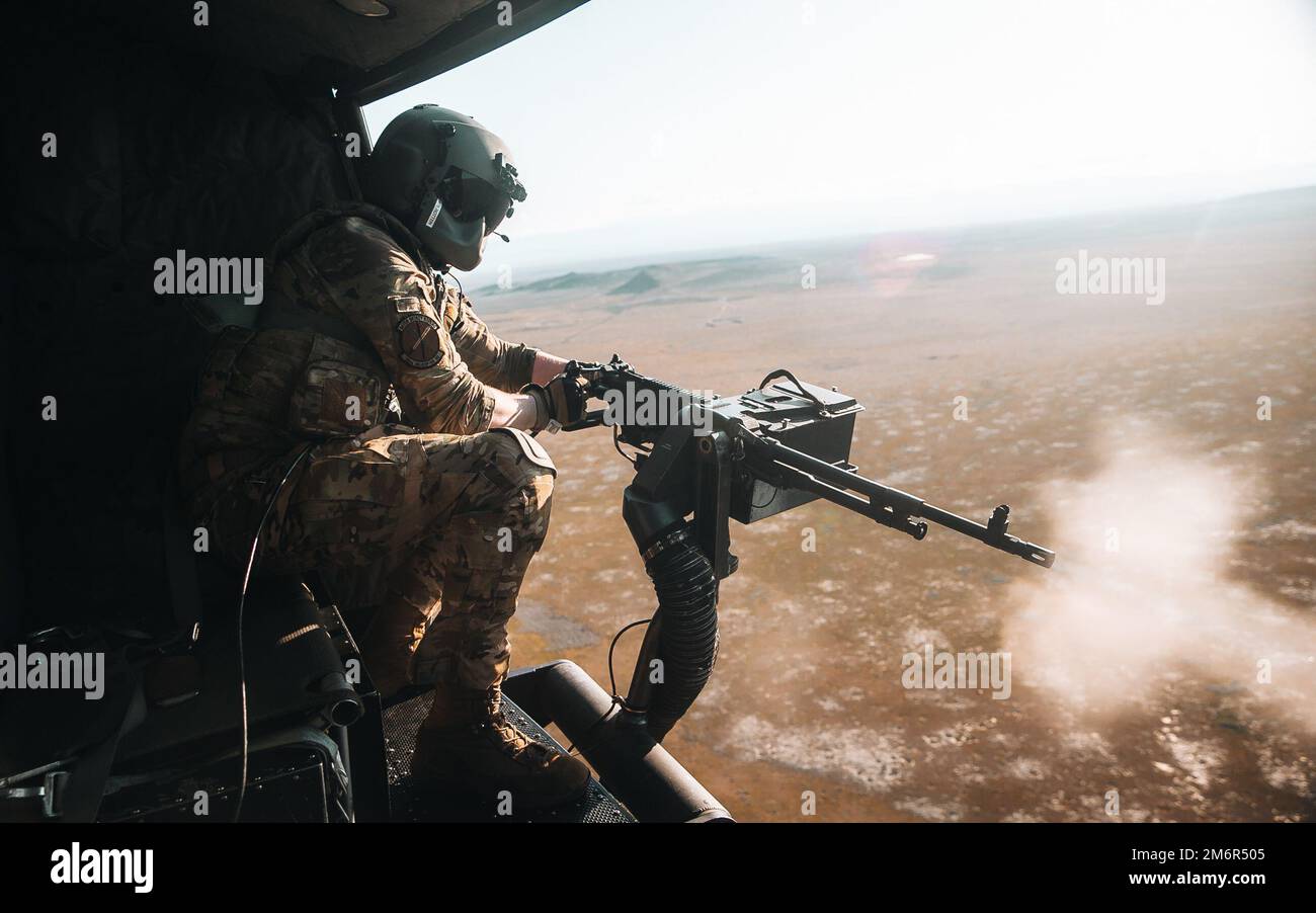 U.S. Air Force Senior Airman Stephen Rotton, a special missions aviator ...