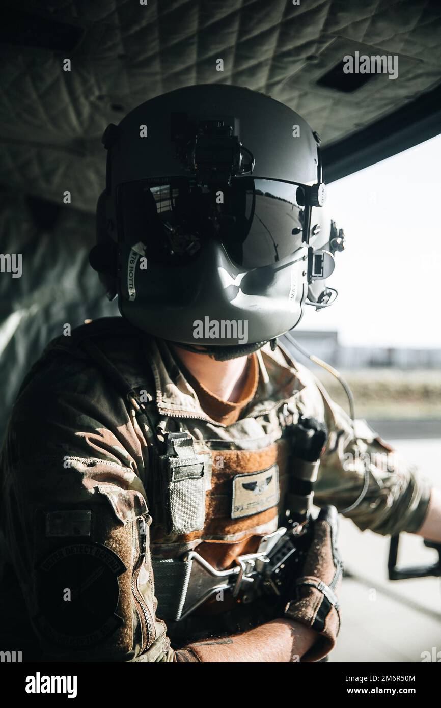 U.S. Air Force Senior Airman Stephen Rotton, a special missions aviator ...