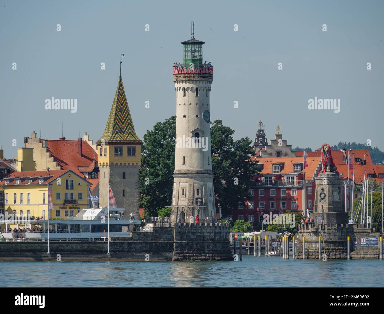 Mangturm tower in lindau at lake constance hi-res stock photography and ...