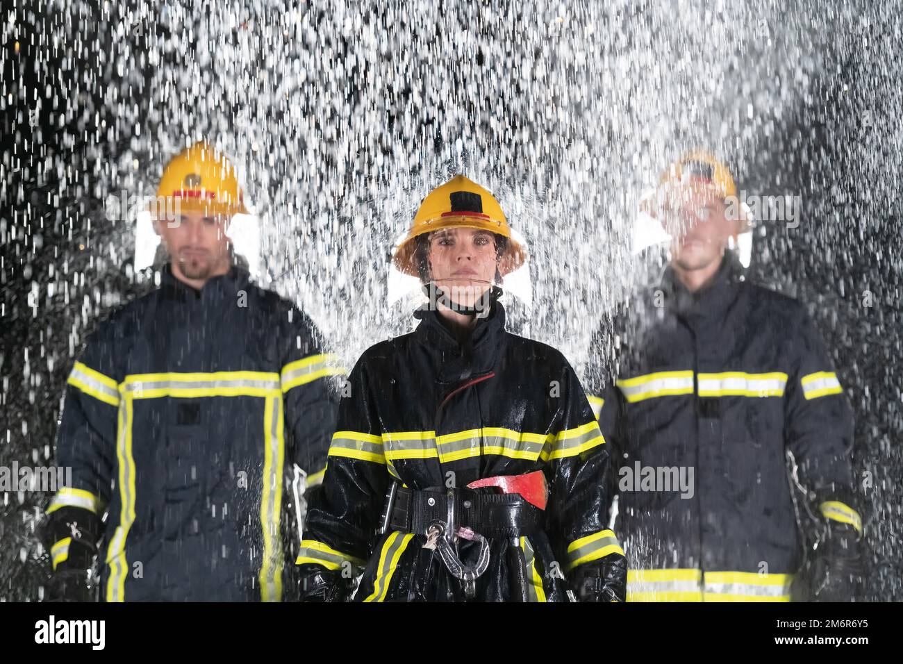 Portrait female firefighter hi-res stock photography and images - Alamy