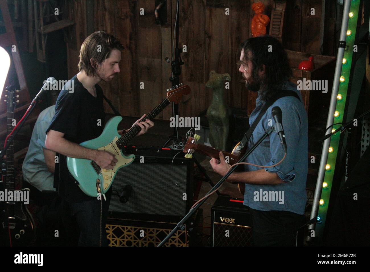 Cults - Madeline Follin and Brian Oblivion film a session in Brooklyn ...
