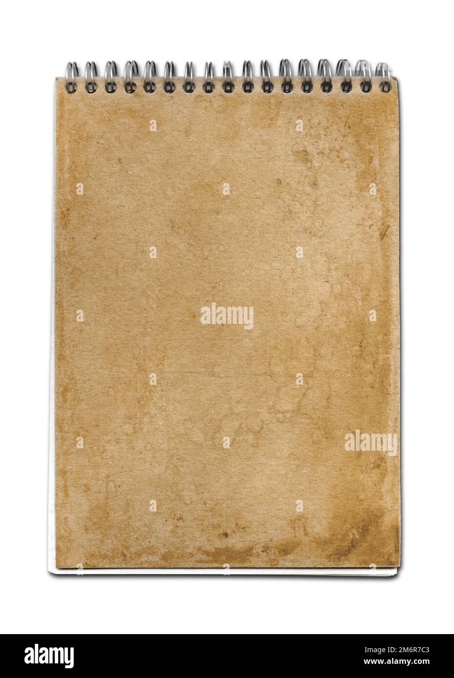 Vintage spiral close notebook Stock Photo - Alamy