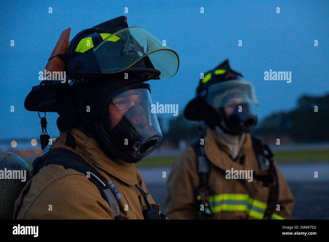 U.S. Marines with Aircraft, Rescue and Firefighting (ARFF ...