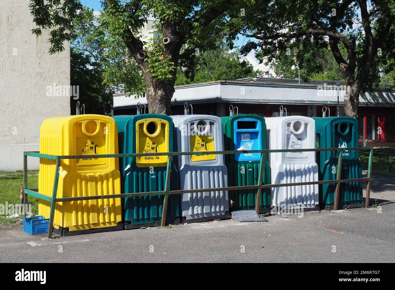 selective garbage collector, Jozsef Attila residential colony, 9th ...