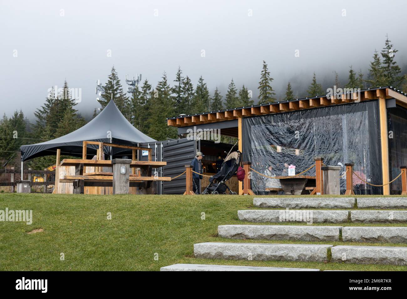 Vancouver, Canada - December 11,2022: View of The Shed restaurant at ...