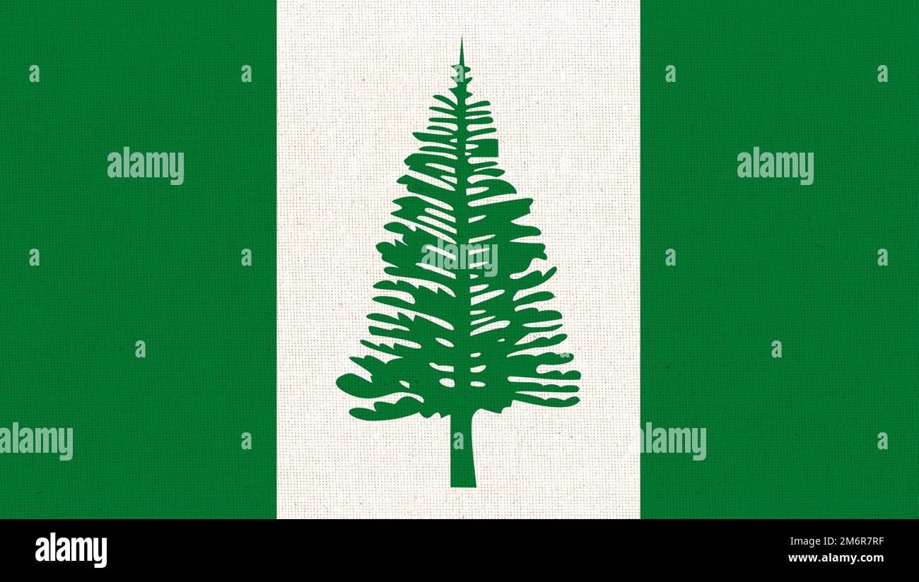 Flag of Norfolk Island. National flag of Norfolk Island. flag of island ...