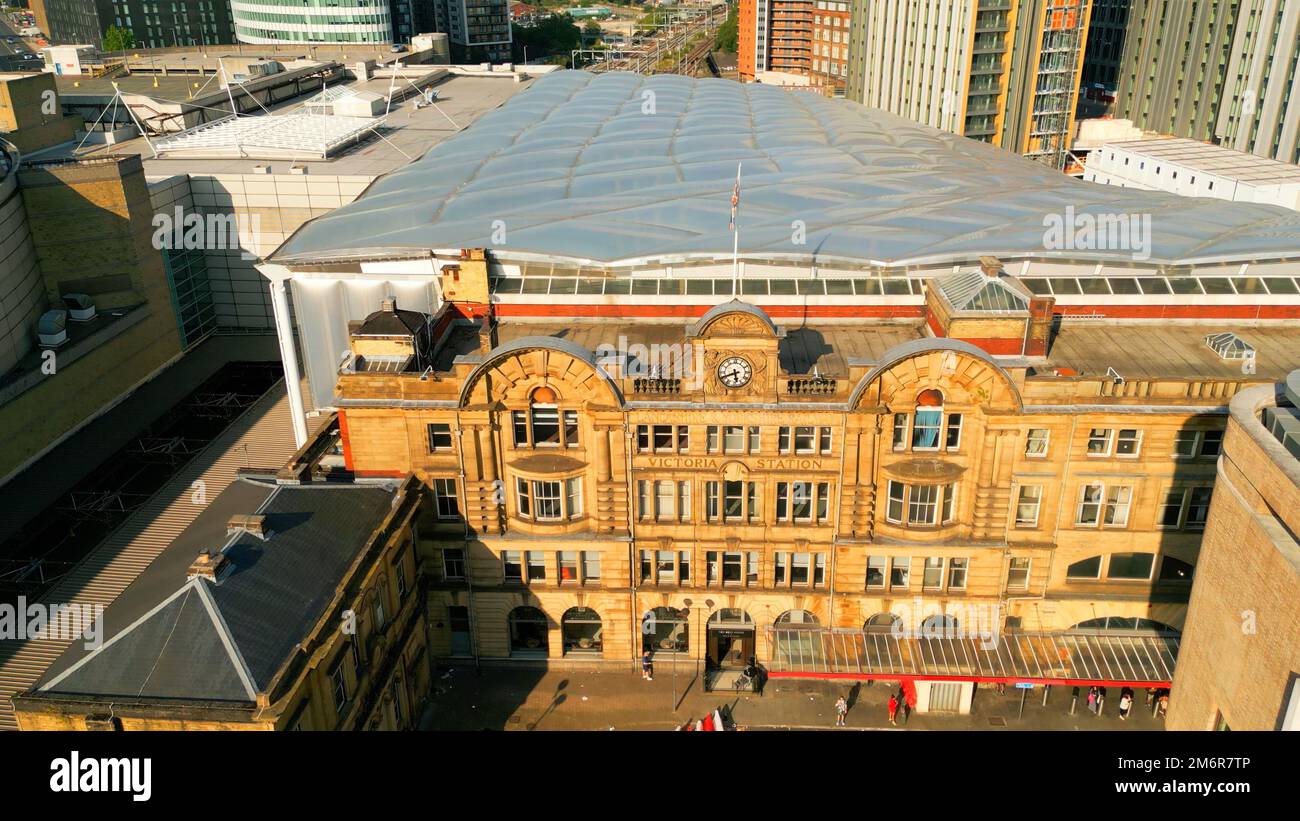 Victoria station aerial manchester hi-res stock photography and images ...