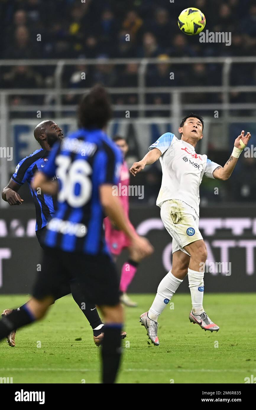 Kim Min-jae (Napoli)Romelu Lukaku (Inter) ; January 4; 2023 - Football ...