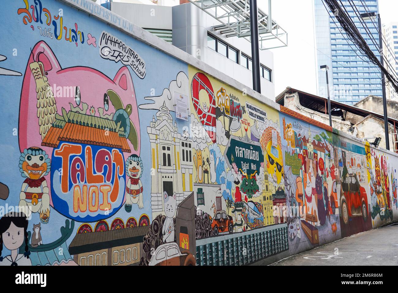 The Talat Noi, Bangkok’s Chinatown area in Bangkok, Thailand Stock ...