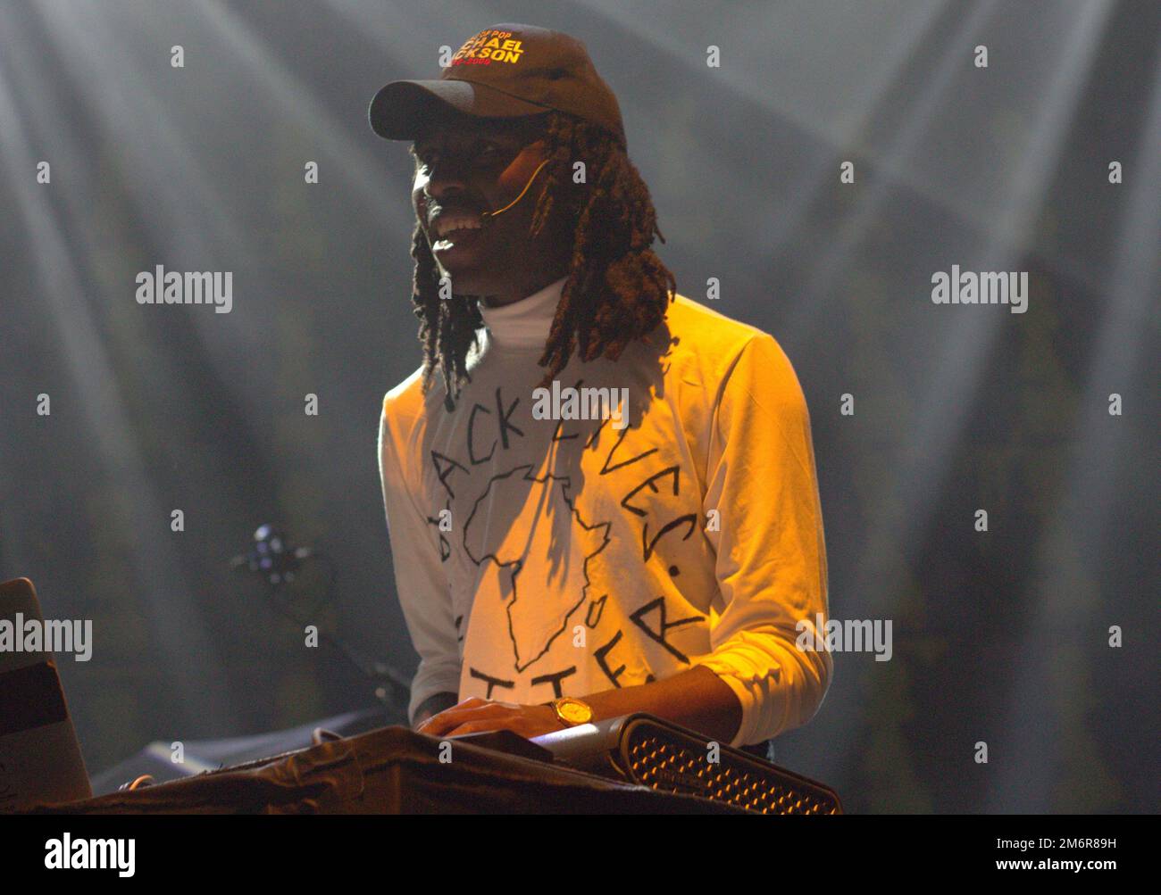 Blood Orange - Dev Hynes in concert at the Hammerstein Ballroom Stock ...