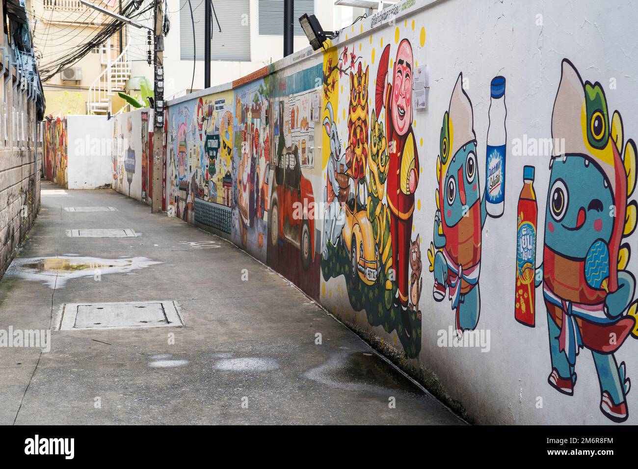 The Talat Noi, Bangkok’s Chinatown area in Bangkok, Thailand Stock ...