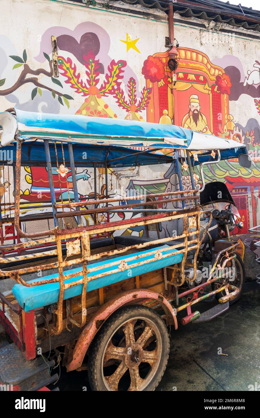 The Talat Noi, Bangkok’s Chinatown area in Bangkok, Thailand Stock ...