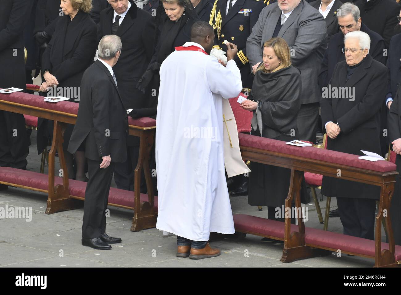 Italian President Sergio Mattarella and Prime Minister of Italy Giorgia ...
