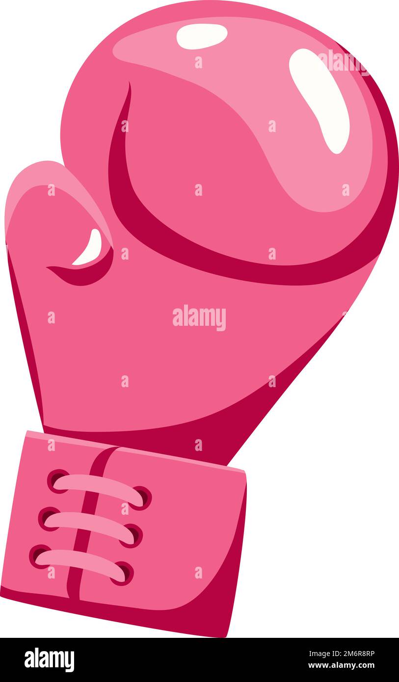 pink boxing glove Stock Vector Image & Art - Alamy