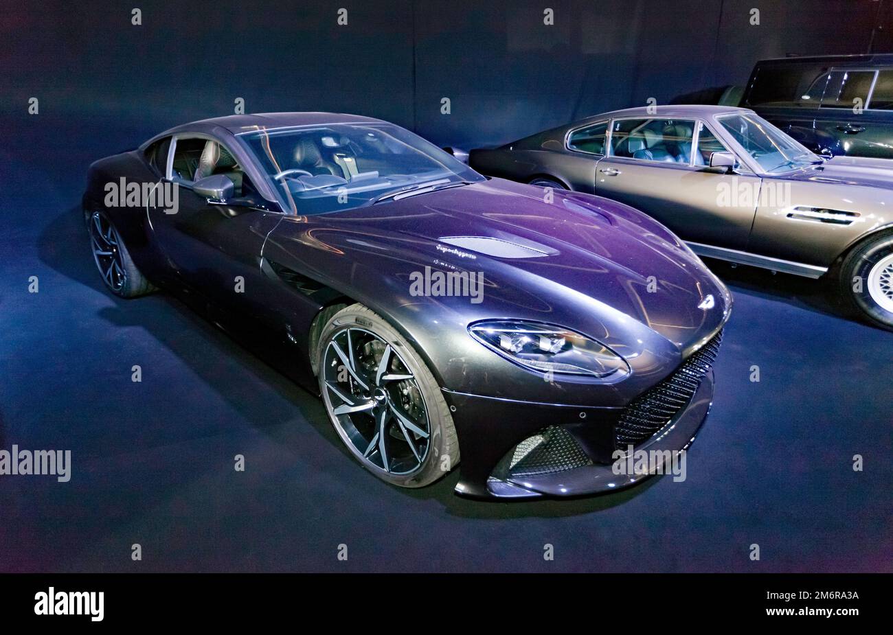 View of the Aston Martin DBS Superleggera which featured in No Time To ...