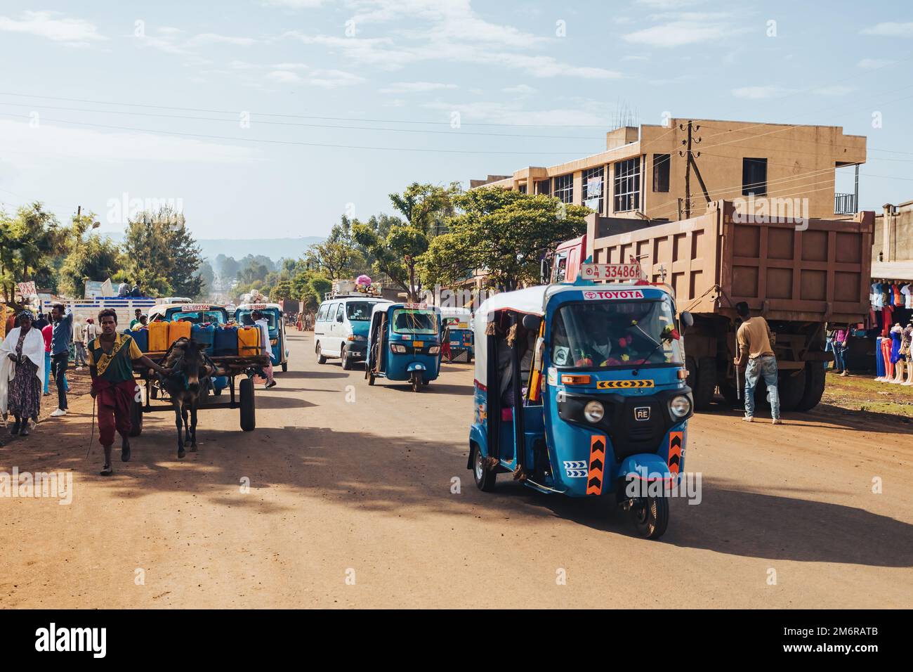 Ordinary peoples on the street of Dembecha Ethiopia Stock Photo - Alamy