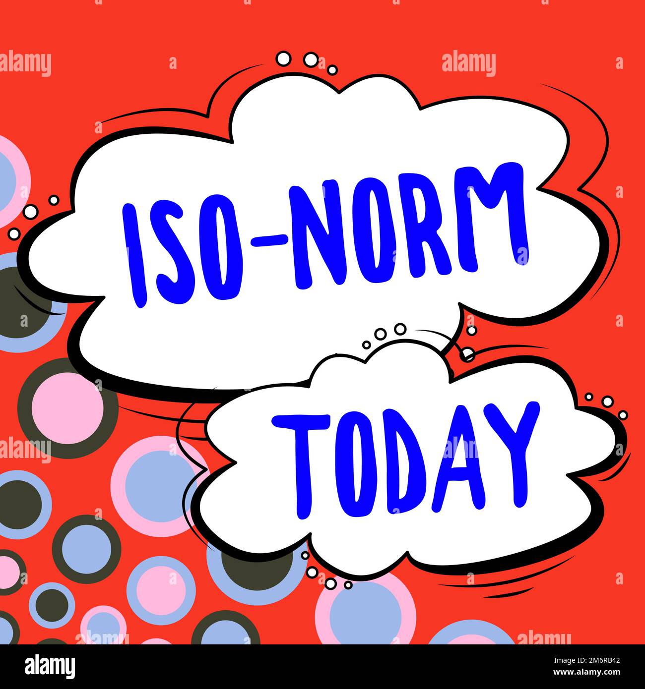 Conceptual display Iso Norm. Internet Concept An accepted standard or a ...