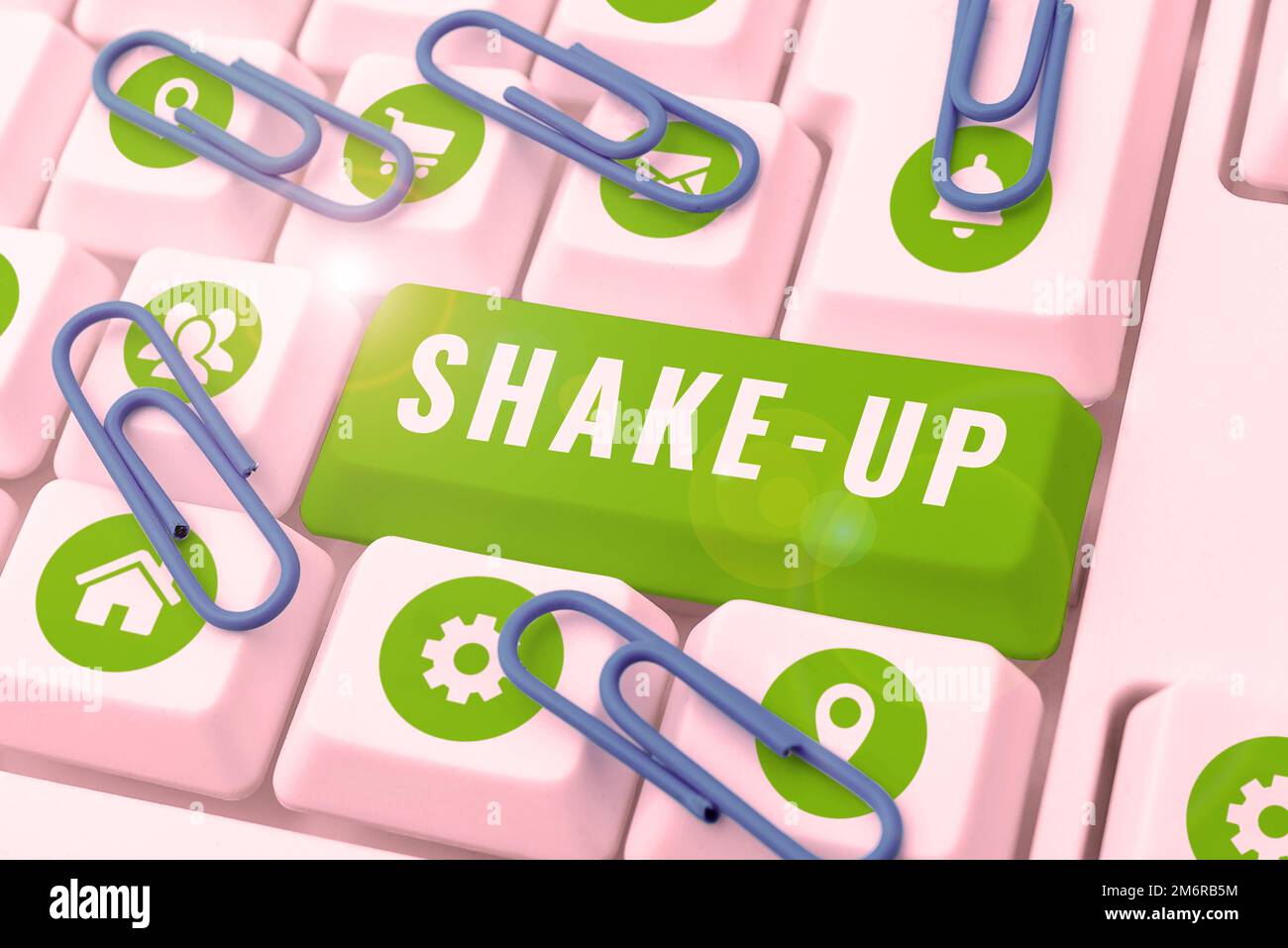 Text sign showing Shake Up. Business idea way of meeting someone or end ...