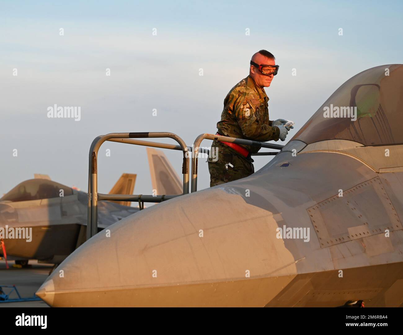 U.S. Air Force Senior Airman Zachary Olalere, crew chief at the 419th ...
