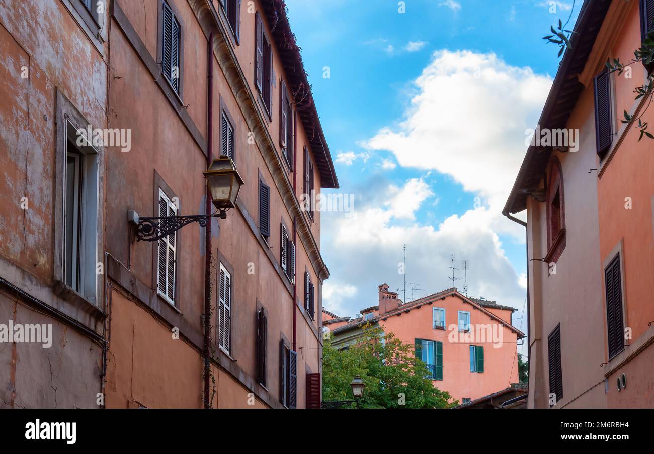 Old Historic Streets in Downtown Rome, Italy Stock Photo - Alamy