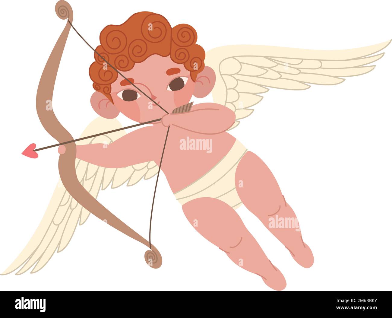 cupid with bow Stock Vector Image & Art - Alamy