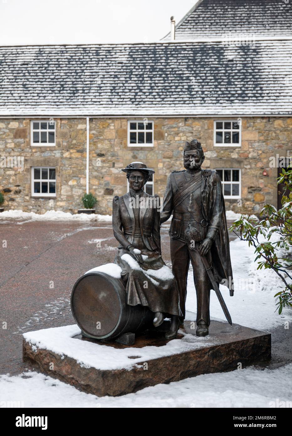 1 Januray 2023. Dufftown,Moray,Scotland. This is the statue of William ...