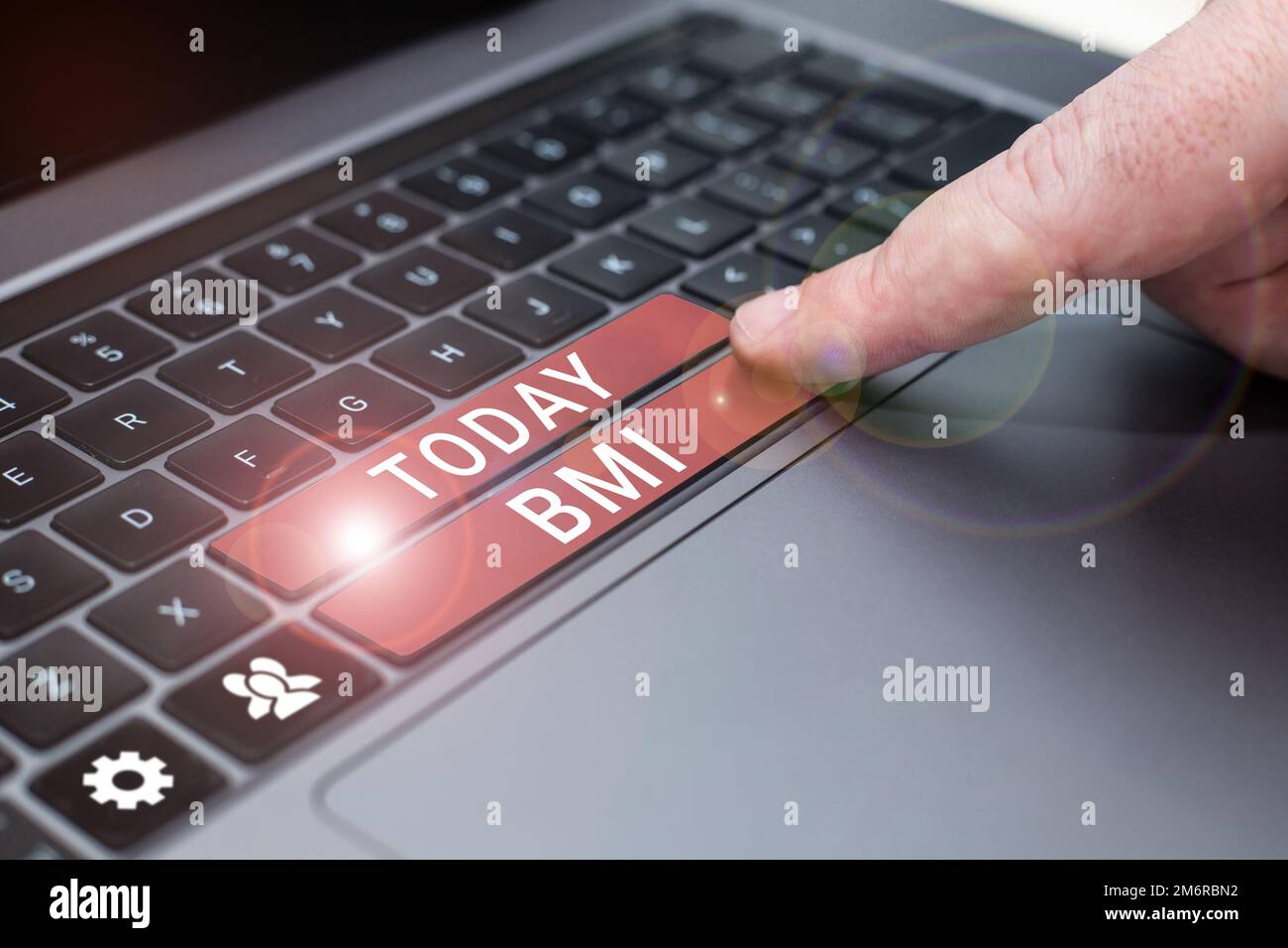 Hand writing sign Bmi. Concept meaning Method of estimating body fat ...