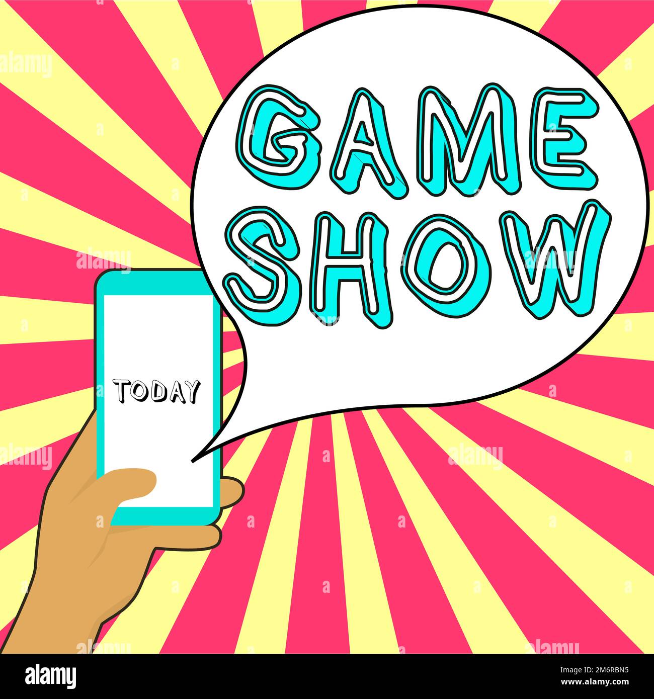 Conceptual display Game Show. Business idea Program in television or ...