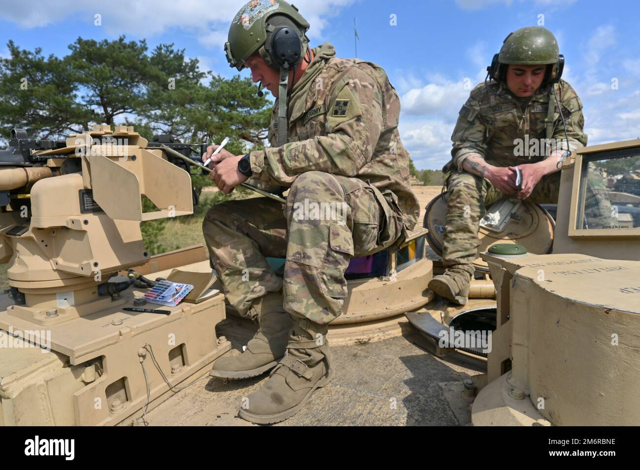 From left, U.S. Army 1st Lt. Riley Lieber, a Chestertown, Maryland ...