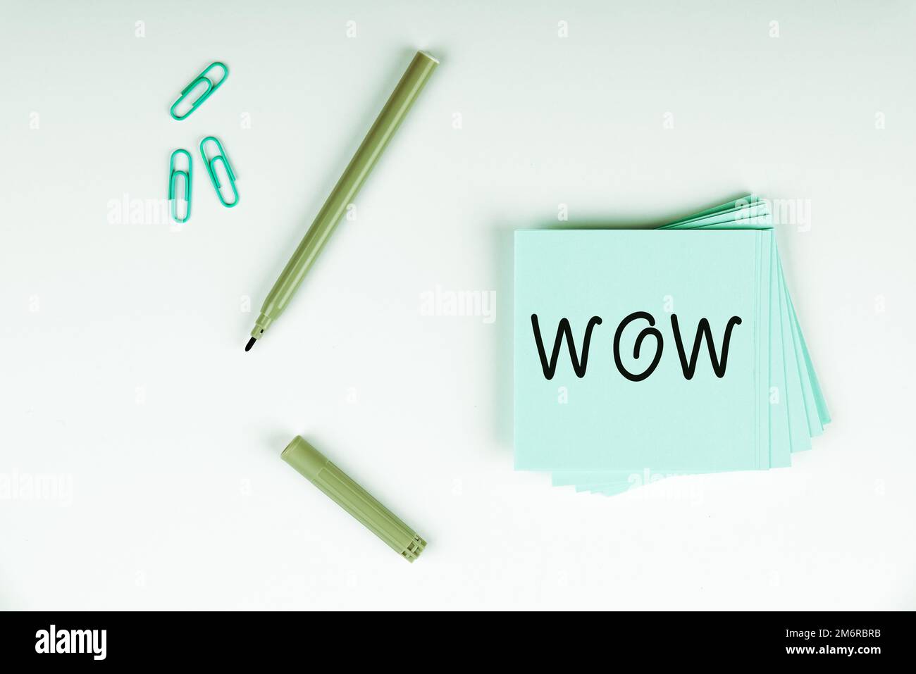 Hand writing sign Wow. Internet Concept Expressing astonishment and awe ...