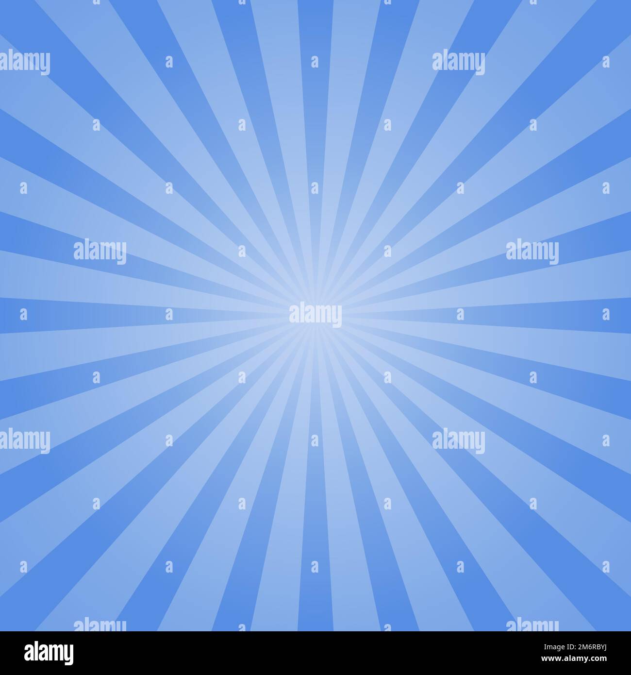 Sunburst background. Vector sunburst blue concentric beams pattern ...